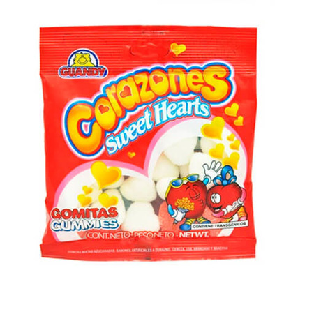 SuperMarket Sigo Costazul - Gomita De Corazones Guandy 100 Gr.