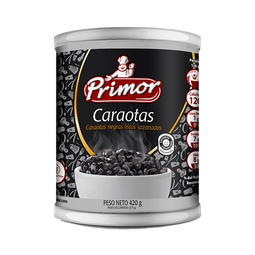 SuperMarket Sigo Costazul - Caraota Negra Primor Sazonada 420 Gr