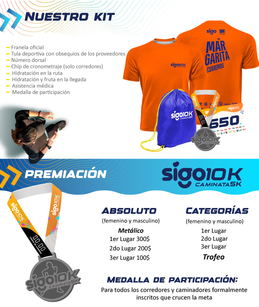 SuperMarket Sigo Costazul - Inscripción Carrera 10K - Caminata 5K Sigo 2024